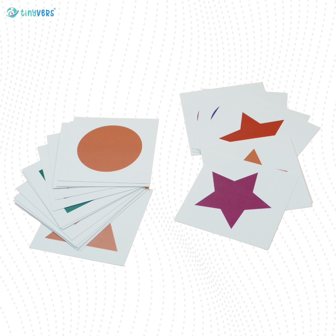 Matching cards-Geometric Shapes – Tinyvers