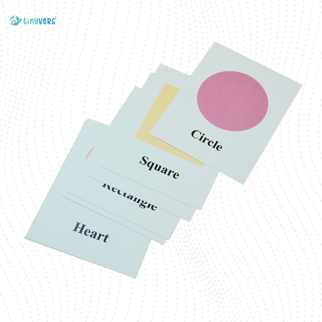 Basic,Advanced & 3D Shapes Cards For Toddlers – Tinyvers