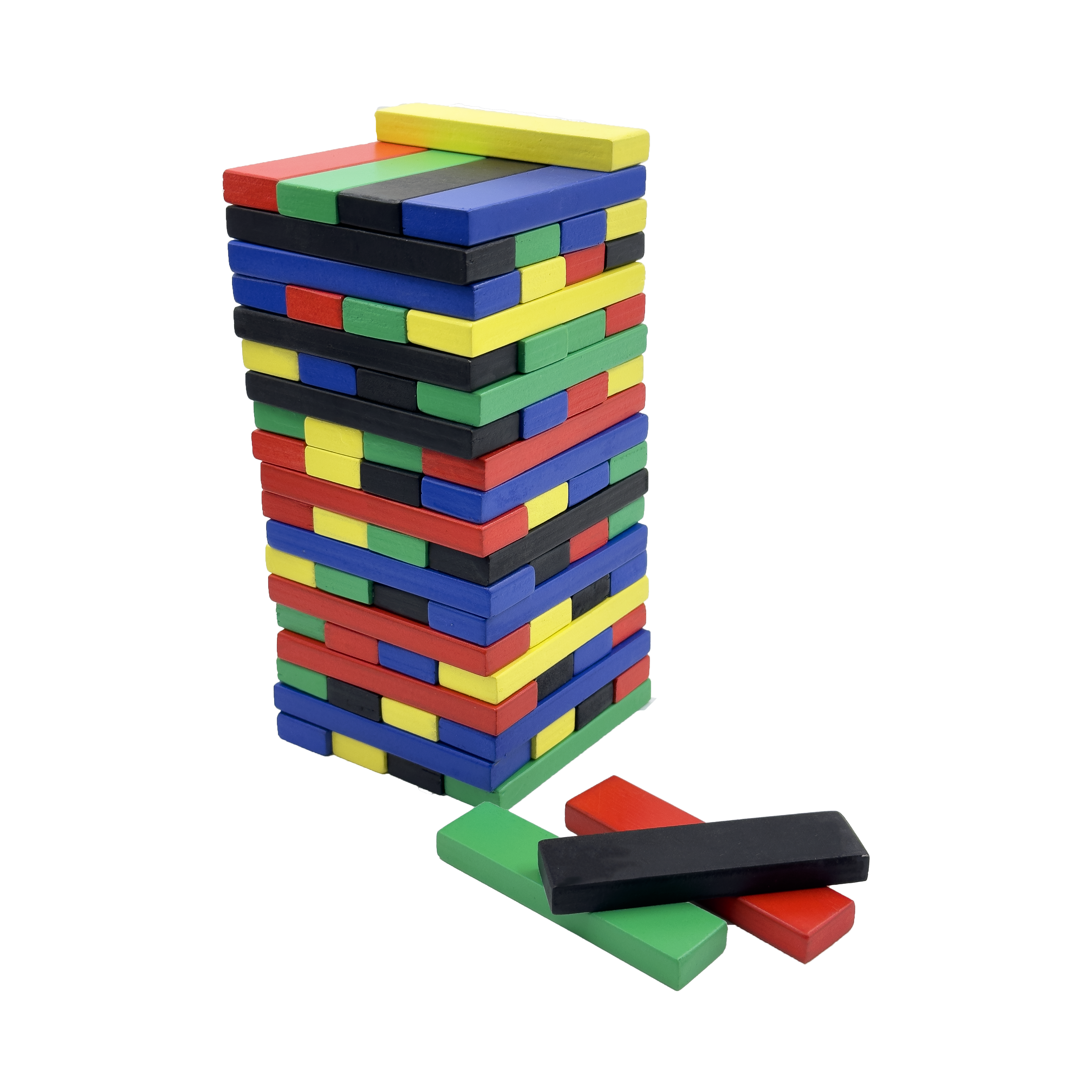 Buy Rectangular Coloured Jenga Blocks - set for Toddlers Online India ...