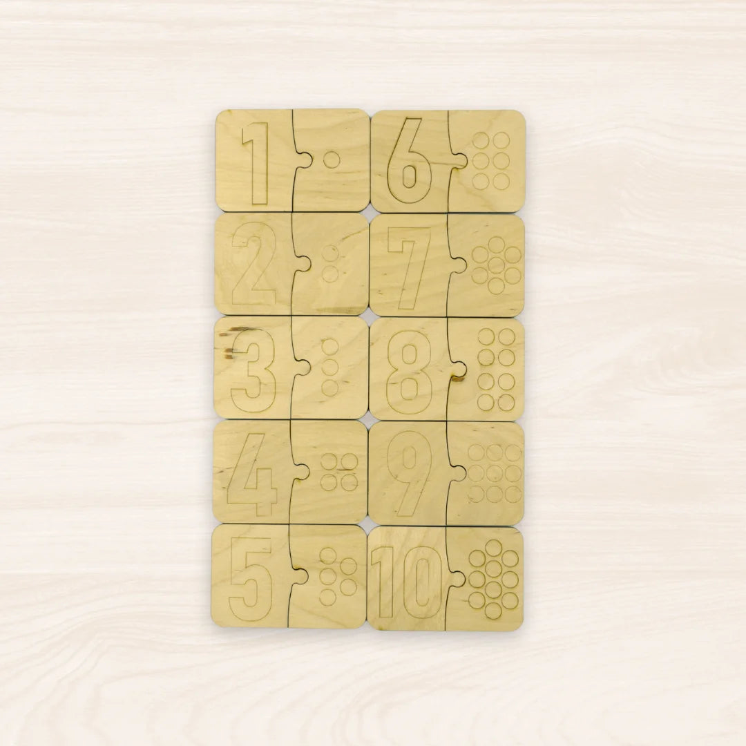 Jigsaw Number Puzzle Learning For Toddlers| Educational Toy For Pre-Sc ...